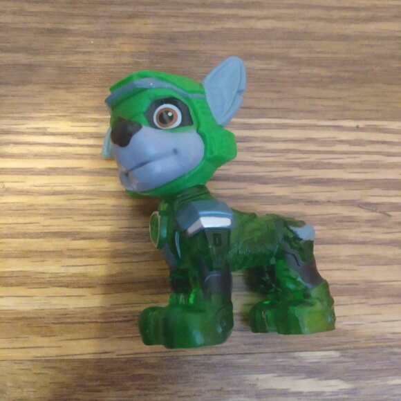 Paw Patrol | Toys | Paw Patrol Mighty Pups Rocky Toy Figure | Poshmark